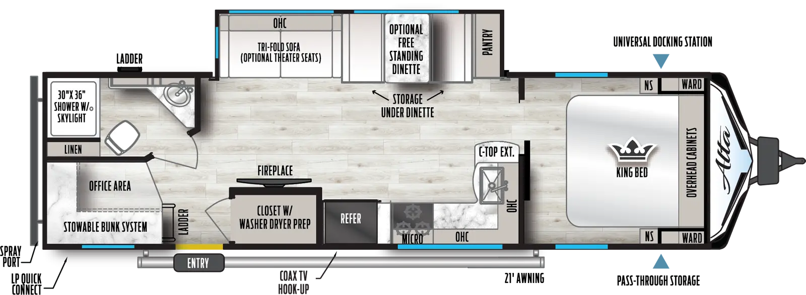Alta Floorplans - East to West